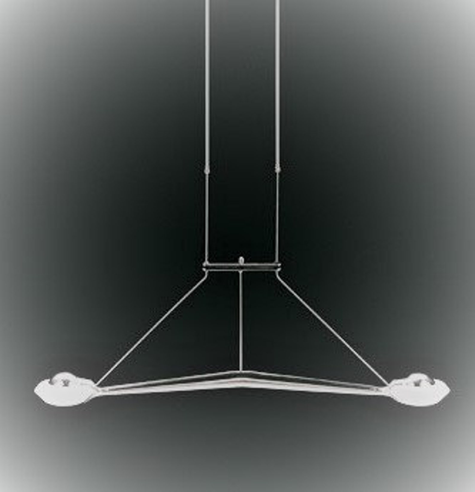 Extendable Vintage Ceiling Light of Mounted Aluminum and Chrome Plated ...