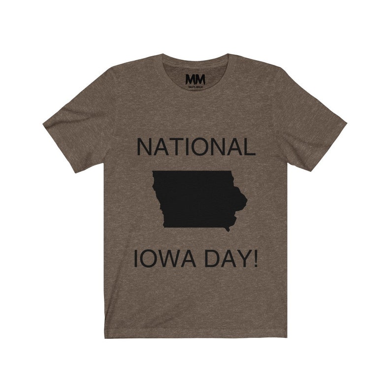 National Iowa Day Men's Unisex Jersey Short Sleeve Tee - Etsy