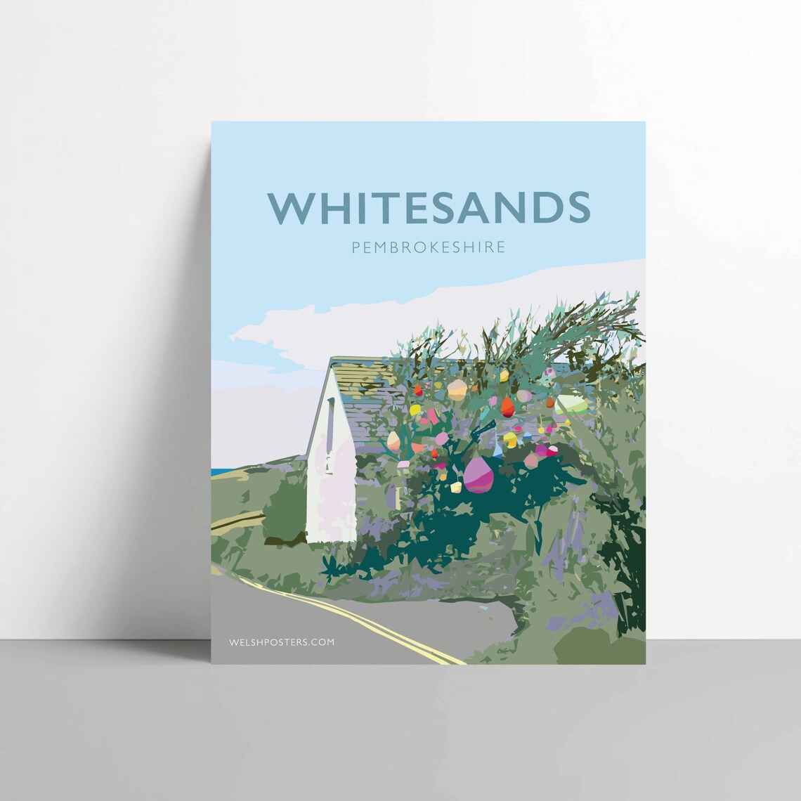 Buoy Tree Whitesands Poster Buoy Poster Travel Poster St | Etsy