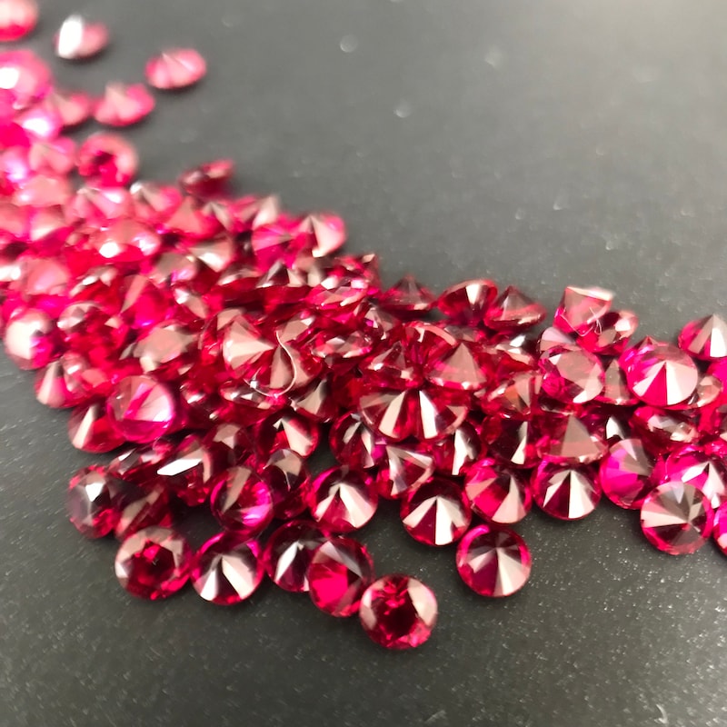 Synthetic Ruby - Etsy