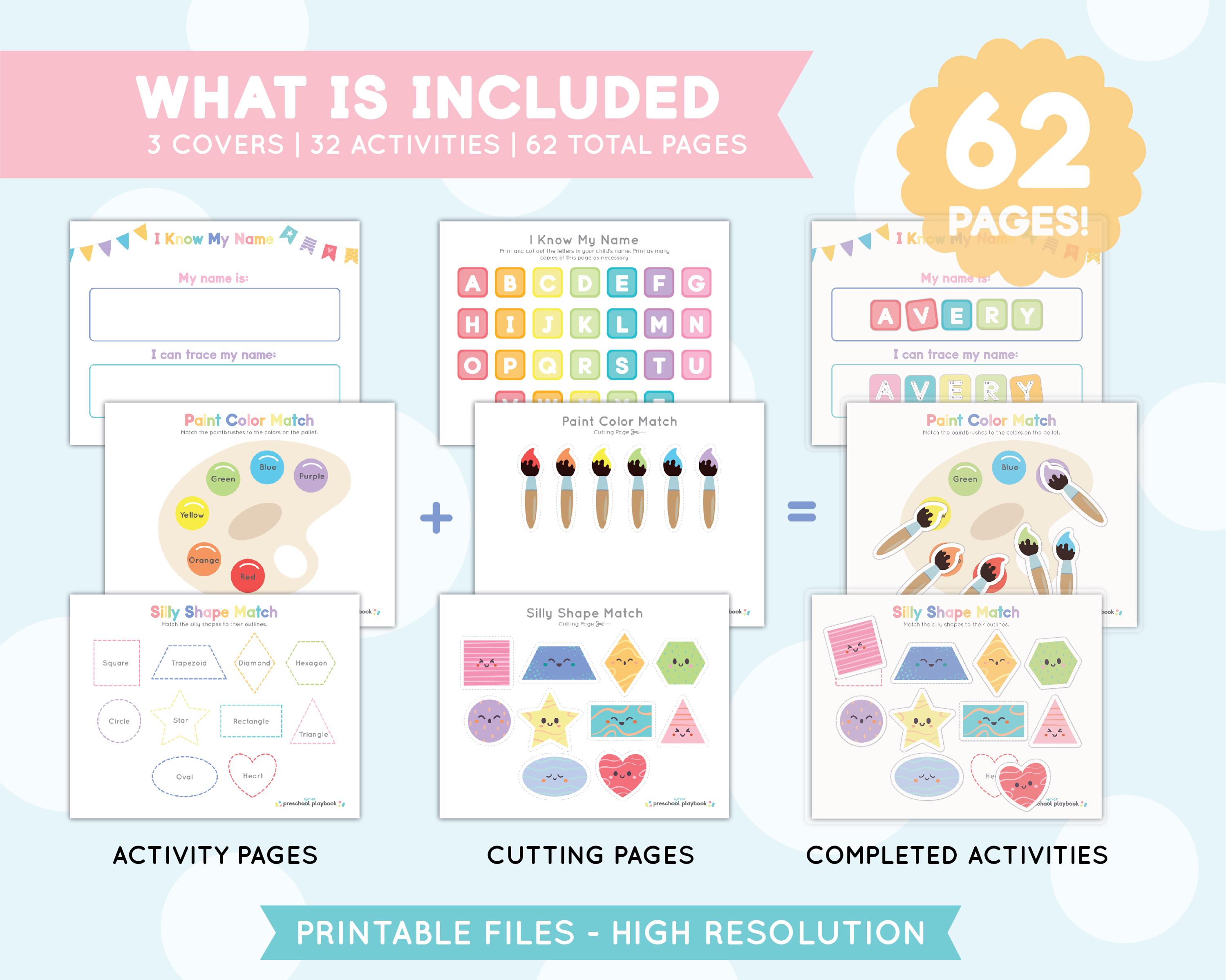 Preschool Busy Book, Toddler Learning Binder, Homeschool Morning Binder ...