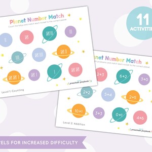 Toddler Busy Book, Space Theme, Preschool Learning Binder, Quiet Book ...