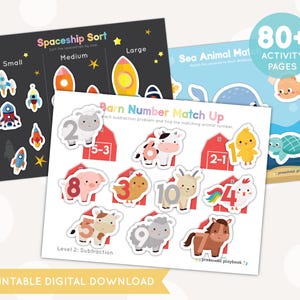 HUGE Busy Book Bundle, Homeschool Preschool, Morning Work, Toddler ...