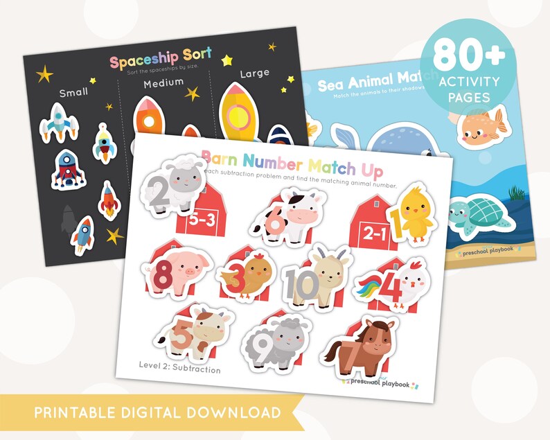 HUGE Busy Book Bundle, Homeschool Preschool, Morning Work, Toddler ...