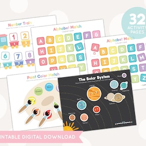 Homeschool Preschool, Morning Work, Morning Binder, Toddler Busy Book ...