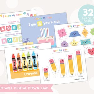 Homeschool Preschool, Morning Work, Morning Binder, Toddler Busy Book ...