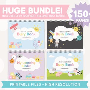 HUGE Busy Book Bundle, Homeschool Preschool, Morning Work, Toddler ...