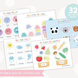 Homeschool Preschool, Morning Work, Morning Binder, Toddler Busy Book ...