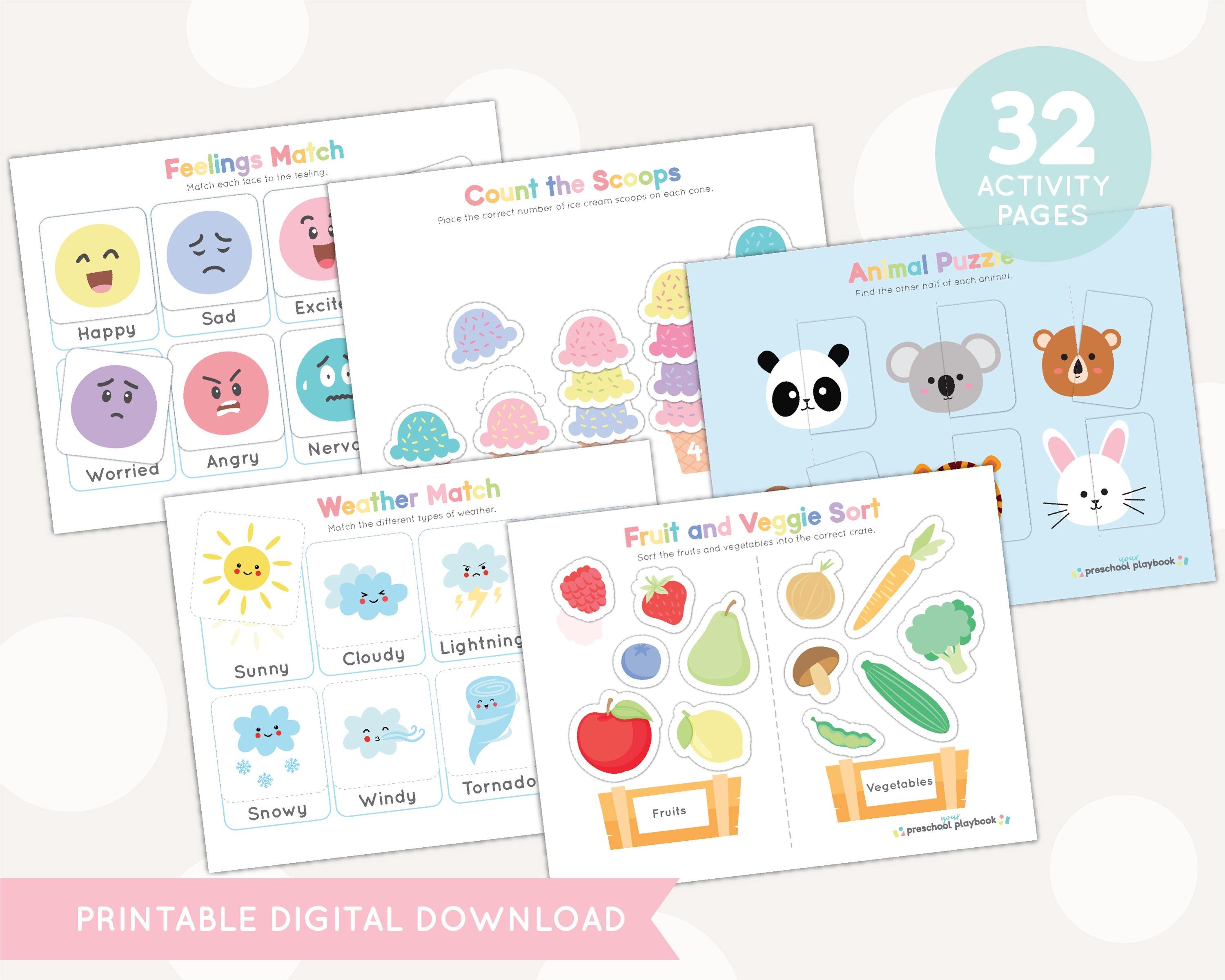 Homeschool Preschool, Morning Work, Morning Binder, Toddler Busy Book ...