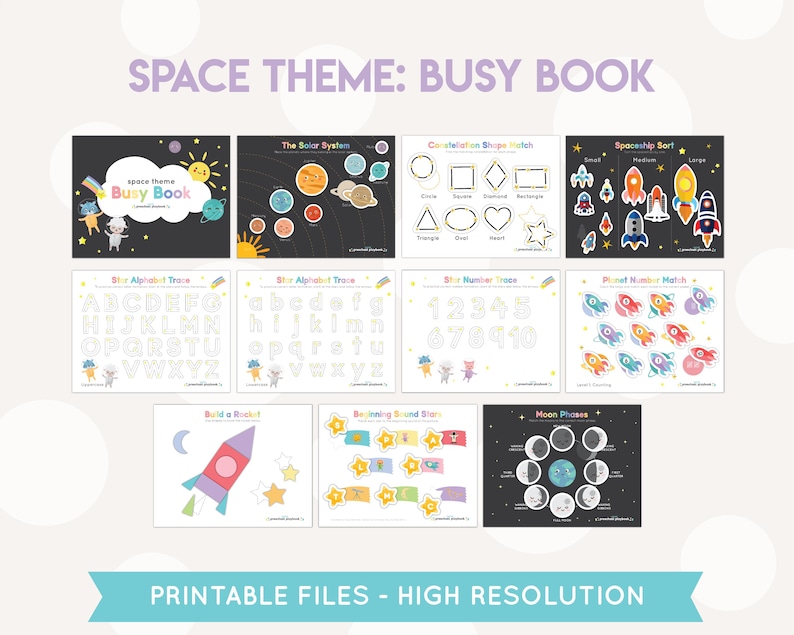 HUGE Busy Book Bundle, Homeschool Preschool, Morning Work, Toddler ...