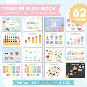 Homeschool Preschool, Morning Work, Morning Binder, Toddler Busy Book ...