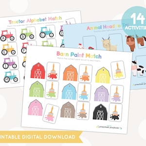 Toddler Busy Book, Farm Busy Book, Homeschool Preschool, Morning Work ...