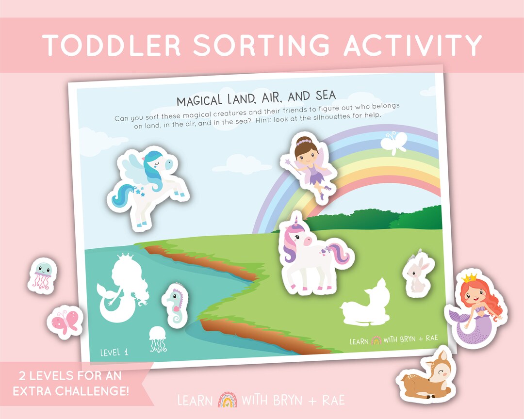 Land Air & Sea Sorting Activity // Printable Busy Book // - Etsy Canada