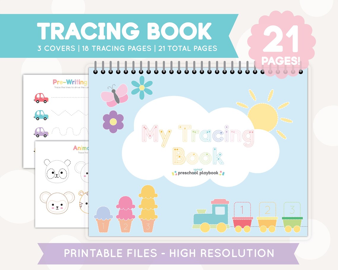 Tracing Pages, Homeschool Preschool, Toddler Busy Book, Morning Work ...