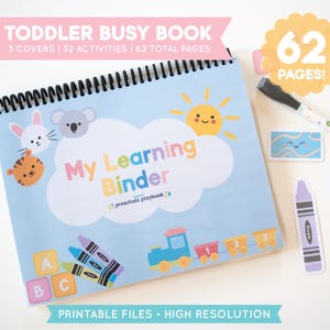 Homeschool Preschool, Morning Work, Morning Binder, Toddler Busy Book ...