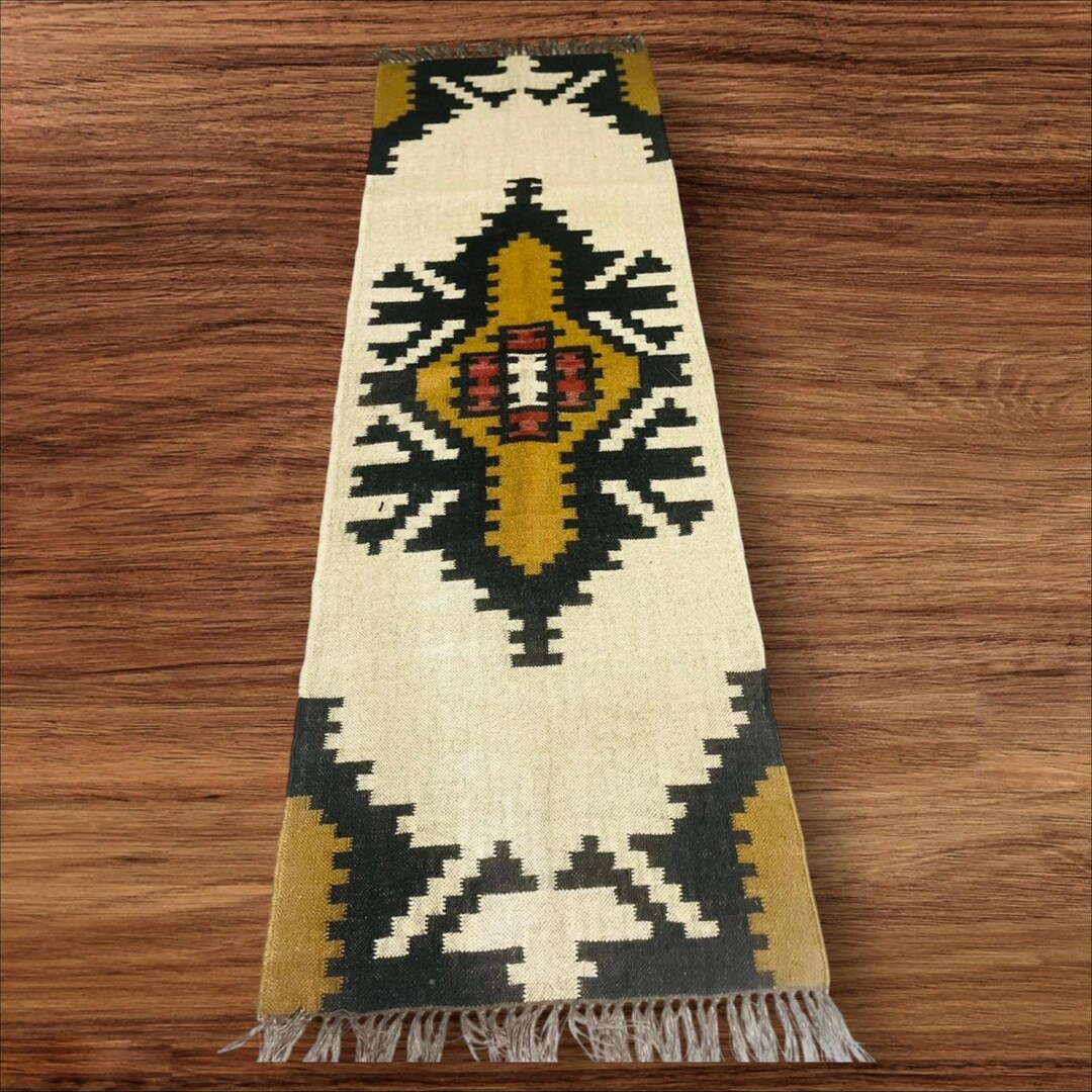 Handmade Navajo Kilim Rug, Aztec Rug, Accent Rug, Outdoor Rug/indoor ...
