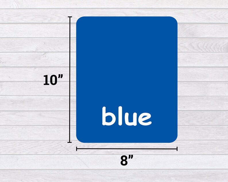 Editable Colors Flashcards, Printable Flashcards, Educational ...