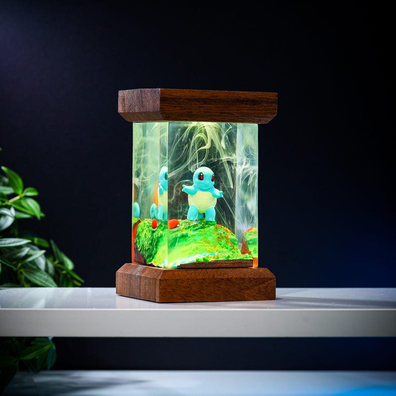 Syl.veo.n PO.KE.MON Night Light, Custom Pok.emo.n Epoxy Lamp, Gaming ...