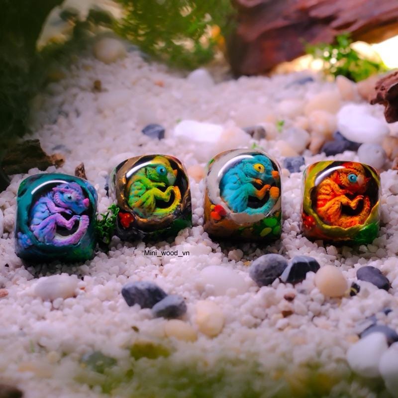 Plastic Dinosaur Keycap.dinosaur Artisan Keycap, Esc Keycap, Custom Keycap, 3d Printed Keycap ...