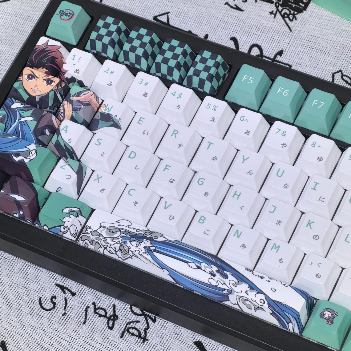 Japanese Anime Keycaps Cherry Profile PBT Keycap Anime Key Caps for ...