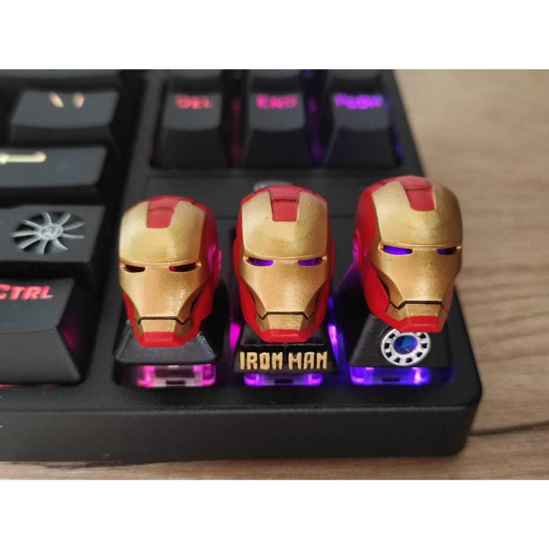 Keycap Ironman, Esc Keycap, Custom Keycap, 3d Printed Keycap, Handmade ...