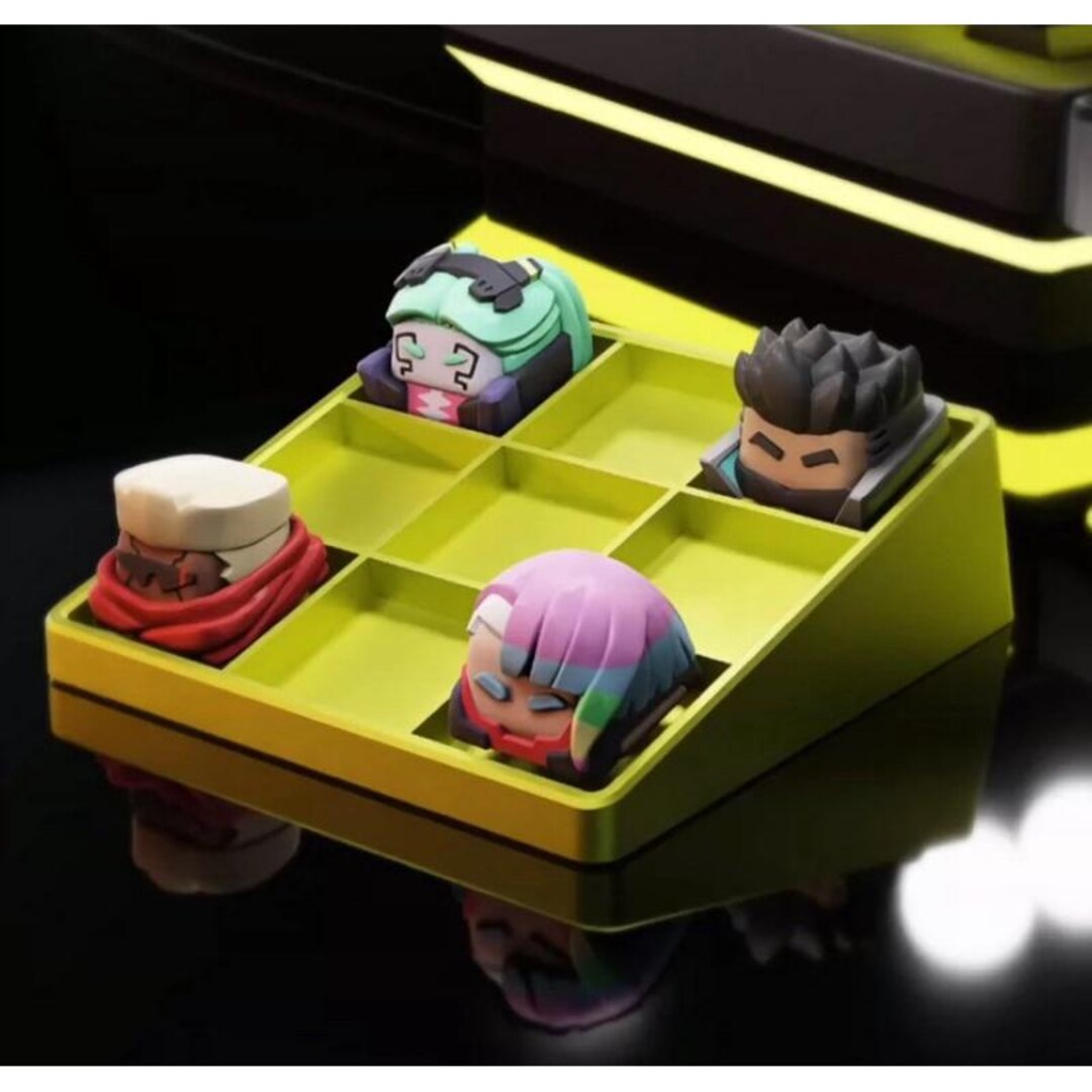 Cyberp.unk: Edger.unners Keycaps Mechanical Keyboard, Artisan Keycap ...