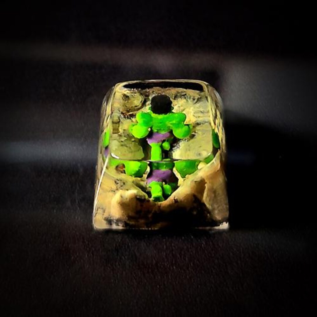 The Hulk Keycap, Mechanical Keyboard Button the Hulk Character in Mavel ...