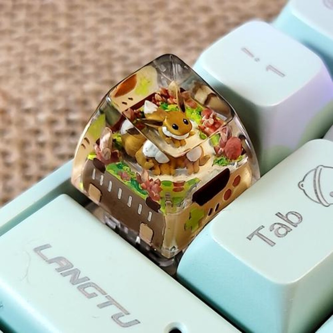 Eevee Pokemon Keycaps, Pokemon Mechanical Keyboard Buttons, Pokemon ...