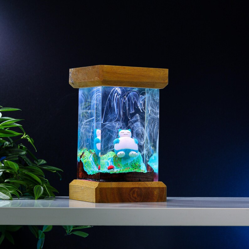 Syl.veo.n PO.KE.MON Night Light, Custom Pok.emo.n Epoxy Lamp, Gaming ...