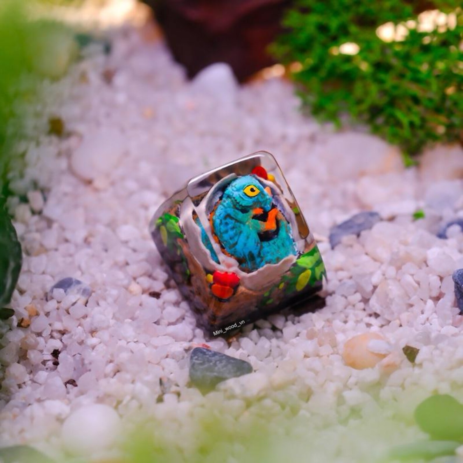 Plastic Dinosaur Keycap.dinosaur Artisan Keycap, Esc Keycap, Custom Keycap, 3d Printed Keycap ...