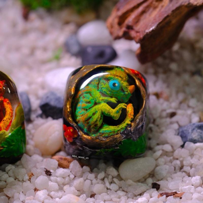 Plastic Dinosaur Keycap.dinosaur Artisan Keycap, Esc Keycap, Custom ...