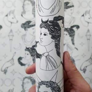 Greek Goddess Gift Wrap, Greek Mythology Wrapping Paper,ancient Greece ...