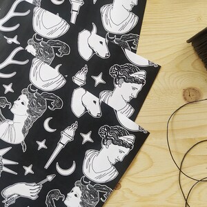 Witchy Greek Mythology Wrapping Paper Occult Greek Goddess - Etsy