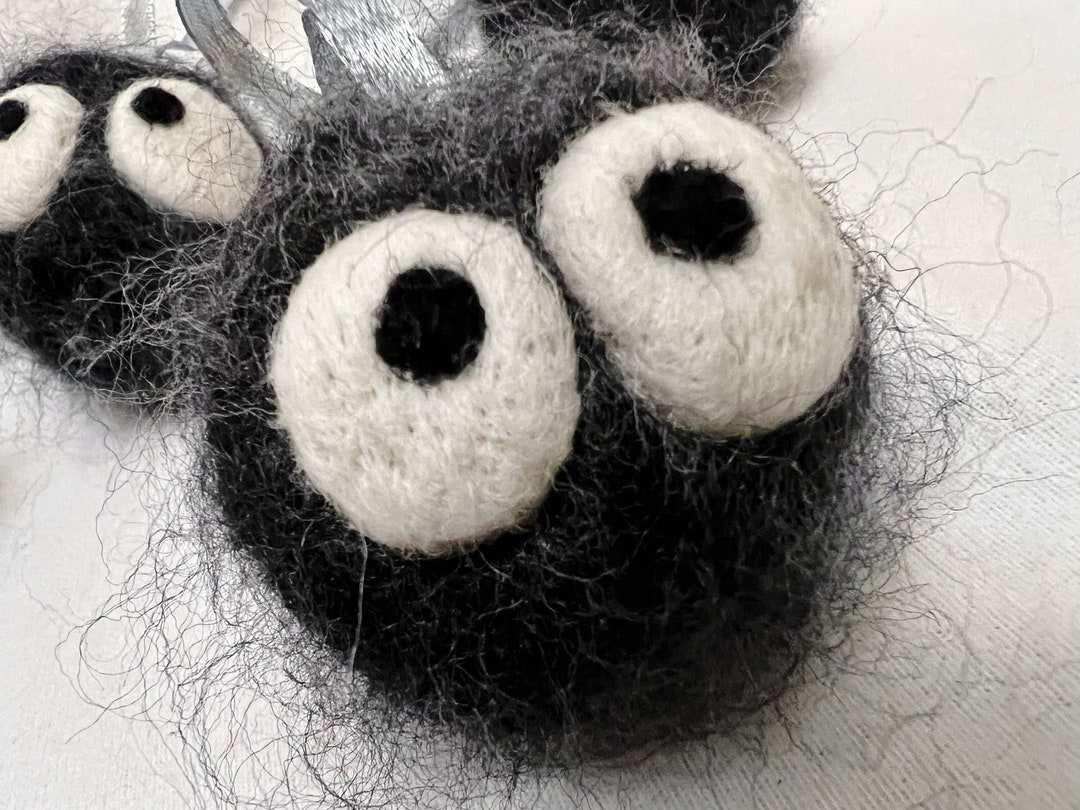 Soot Sprite Dust Sprite Ghibli Inspired Needlefelted Wool - Etsy