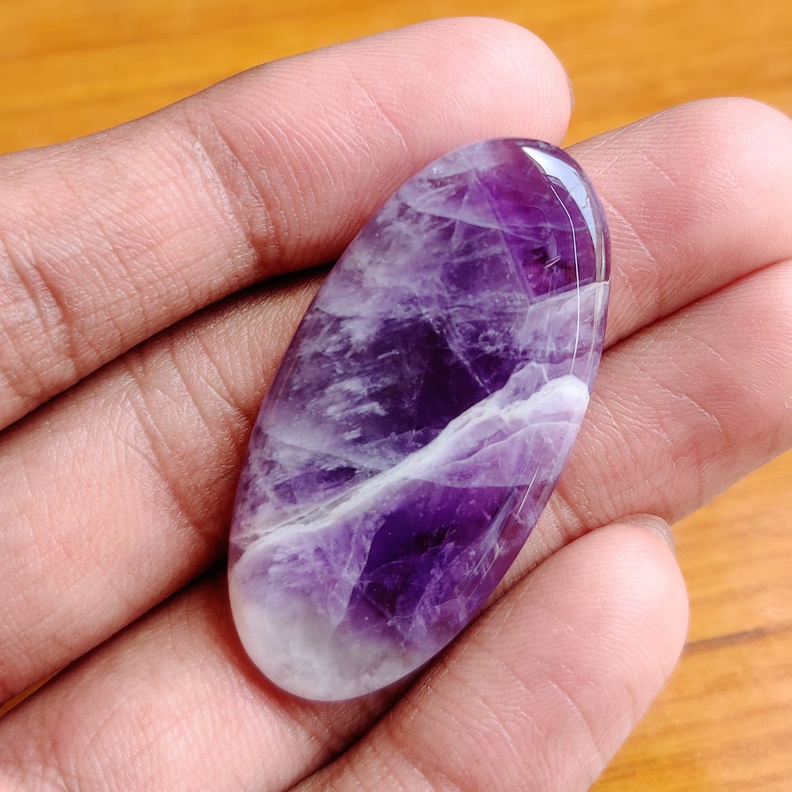 Natürliche Amethyst Cabochon Designer purple Amethyst | Etsy
