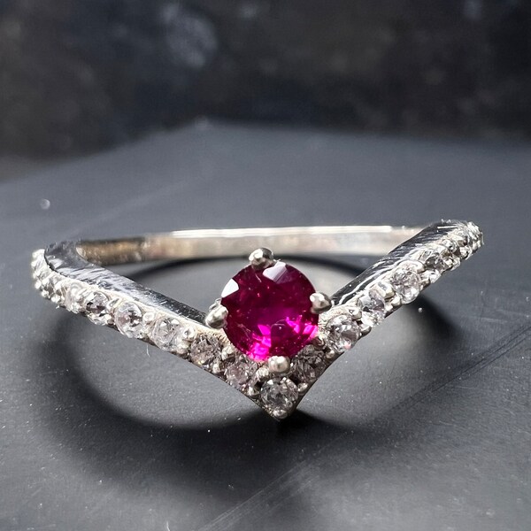 Red Ruby Ring - Etsy