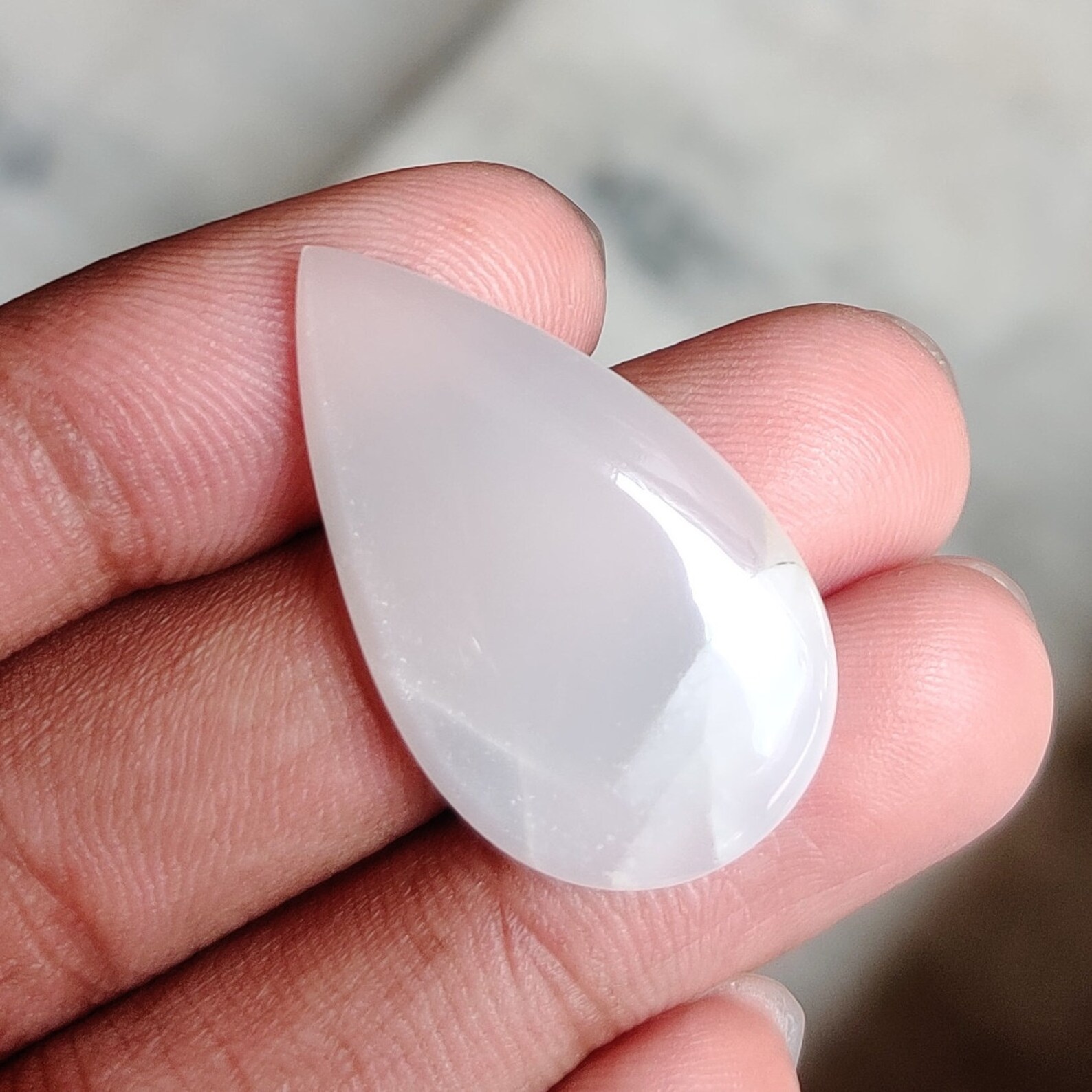 Natural Flashy White Moonstone cabochon White moonstone | Etsy