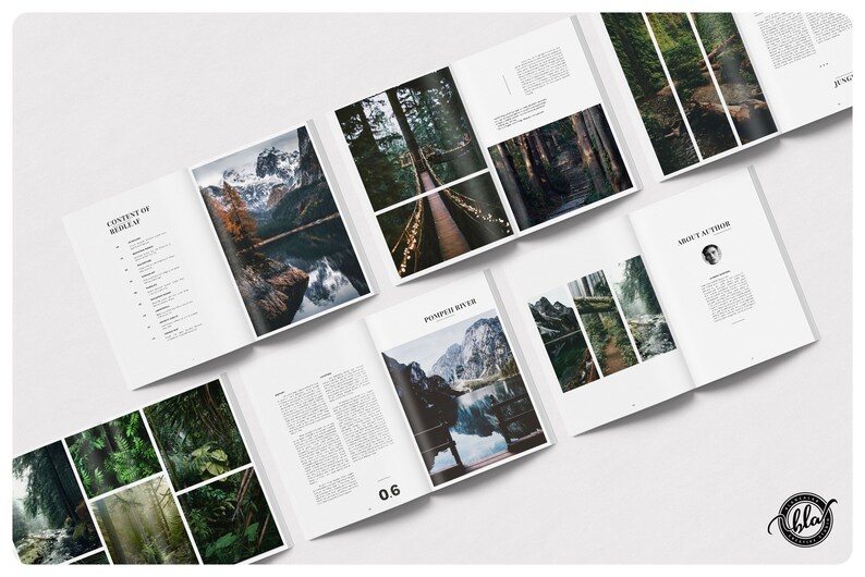 Canva Template. Redleaf Nature Magazine Template. Ebook Template ...