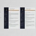 John Resume Template Instant Download for Word | Professional CV Design ...