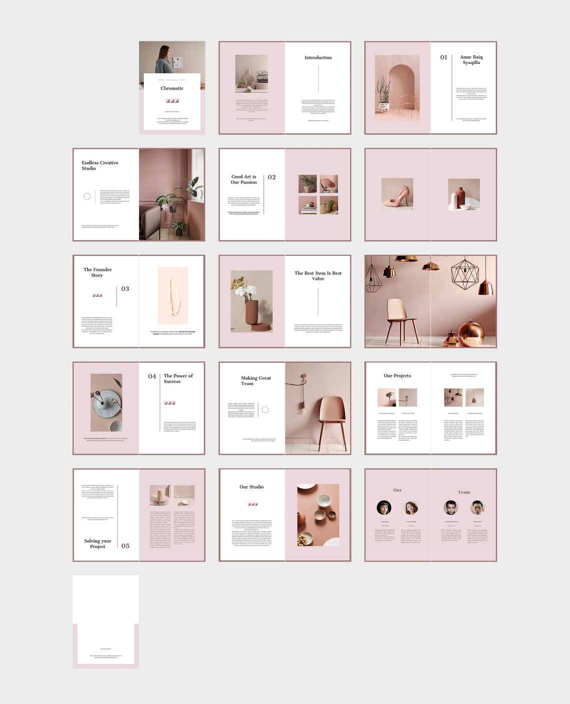 Chromatic Business Proposal Template Marketing Brochure for - Etsy