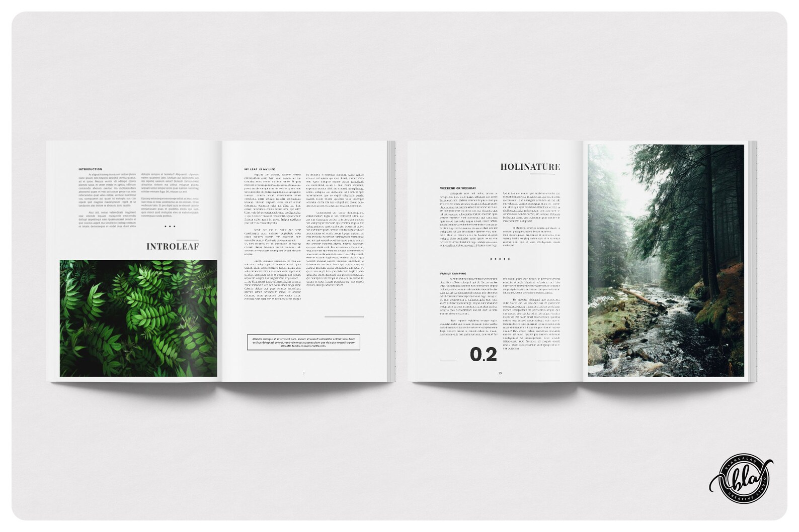 Canva Template. Redleaf Nature Magazine Template. Ebook Template ...