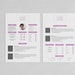 Alexander Resume Template Instant Download for Word Minimalis ...