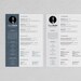 Zack Resume Template Instant Download for Word | Professional CV Design ...