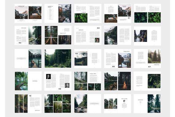 Nature Magazine Spreads
