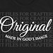 Original Svg, Made in God's Image Svg, Made in the Image of God Svg ...