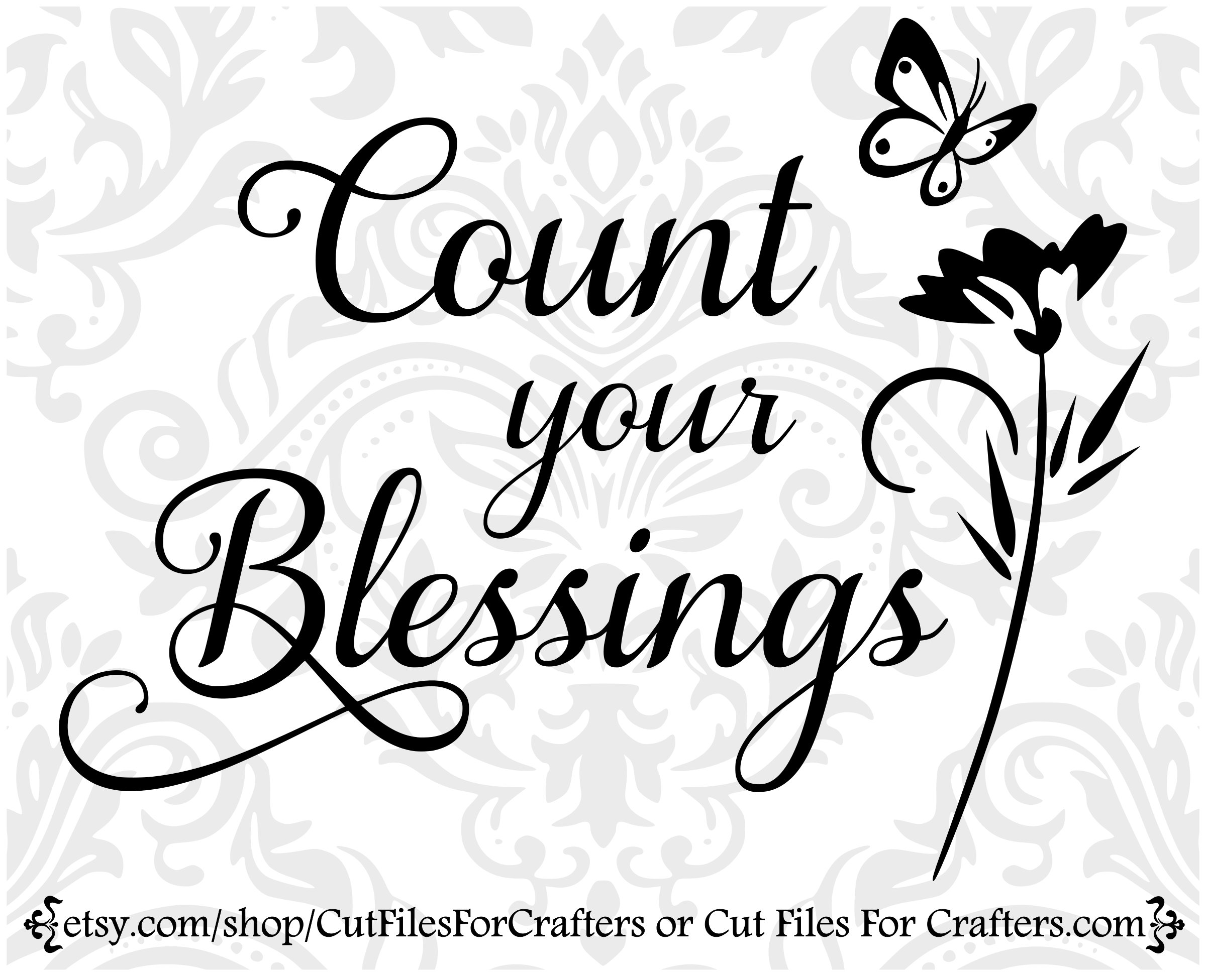 Count Your Blessings Svg, Children Are A Blessing Svg, Christian Svg ...