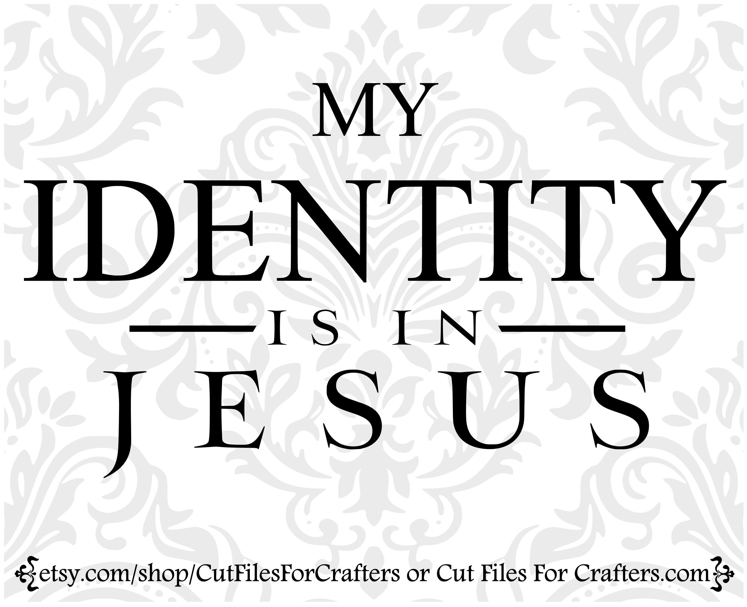 My Identity is in Jesus Svg, Child of God Svg, Overcomer Svg, Set Free ...