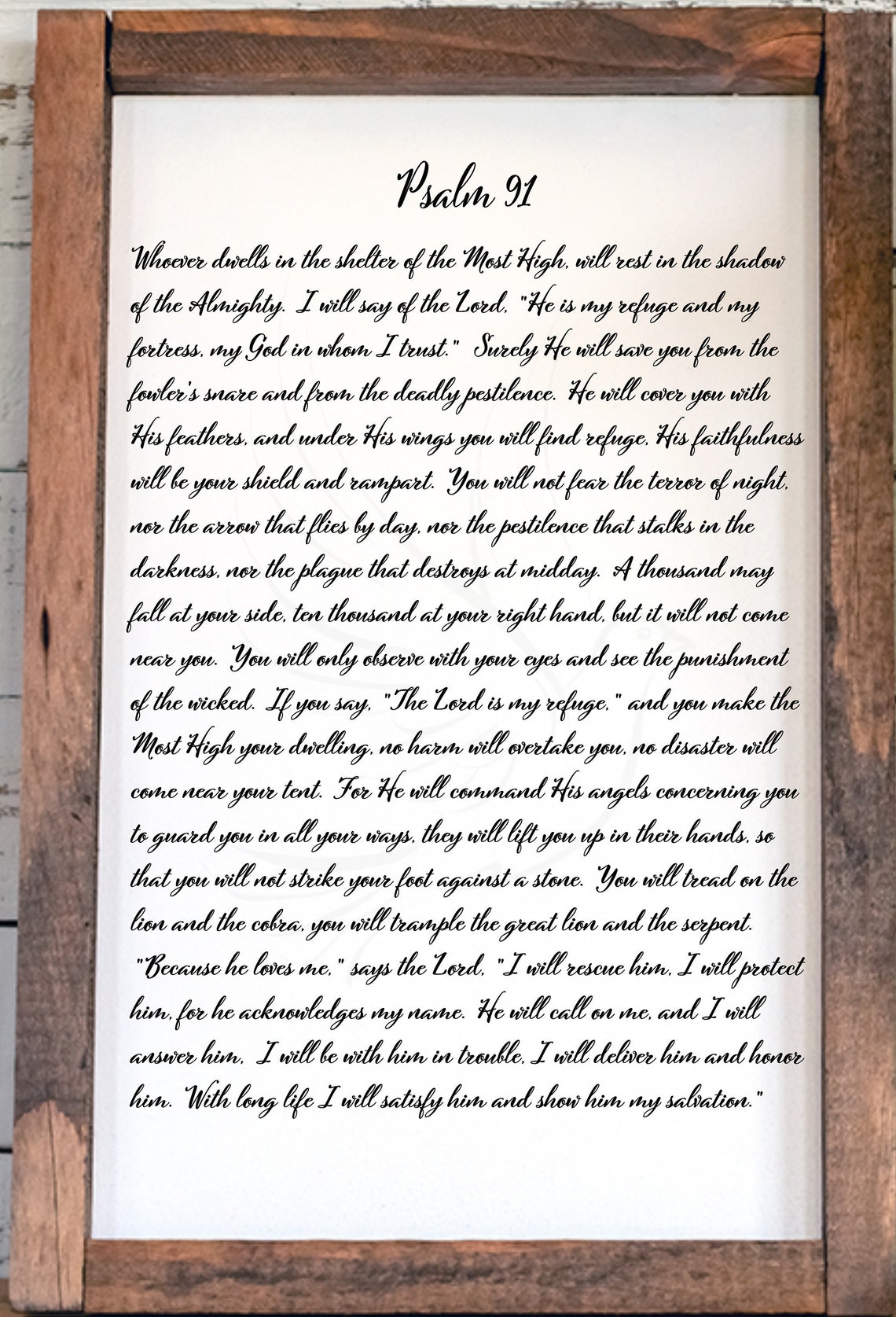 Psalm 91 Svg Christian Print Svgchristian Wall Art - Etsy