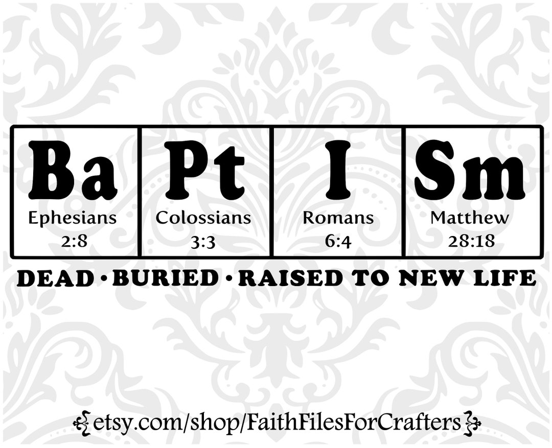 Baptism Svg, Baptism Shirt Svg, Baptism Sublimation Svg, Baptized Svg ...