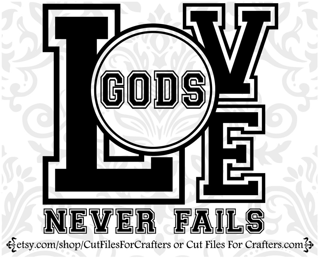 Dioses amor nunca falla Svg Salmo 91 Svg - Etsy España